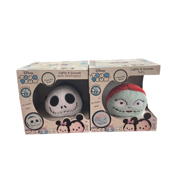 Disney | Toys | Disney Tsum Tsum Jack Skellington And Sally Plush Set ...